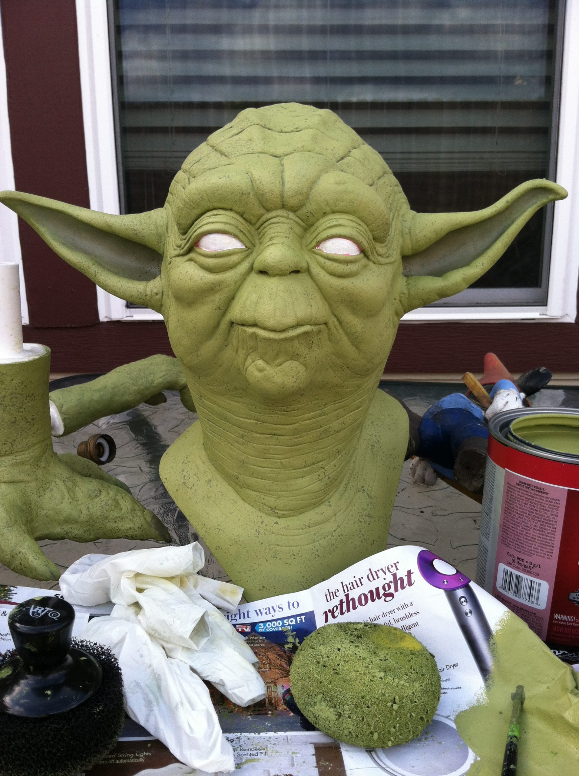 Life-Sized Yoda Project – jcrab3t.com